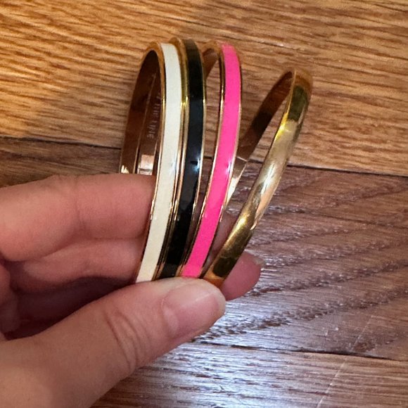 kate spade | Jewelry | Kate Spade Bangle Bracelets Set Of 4 | Poshmark